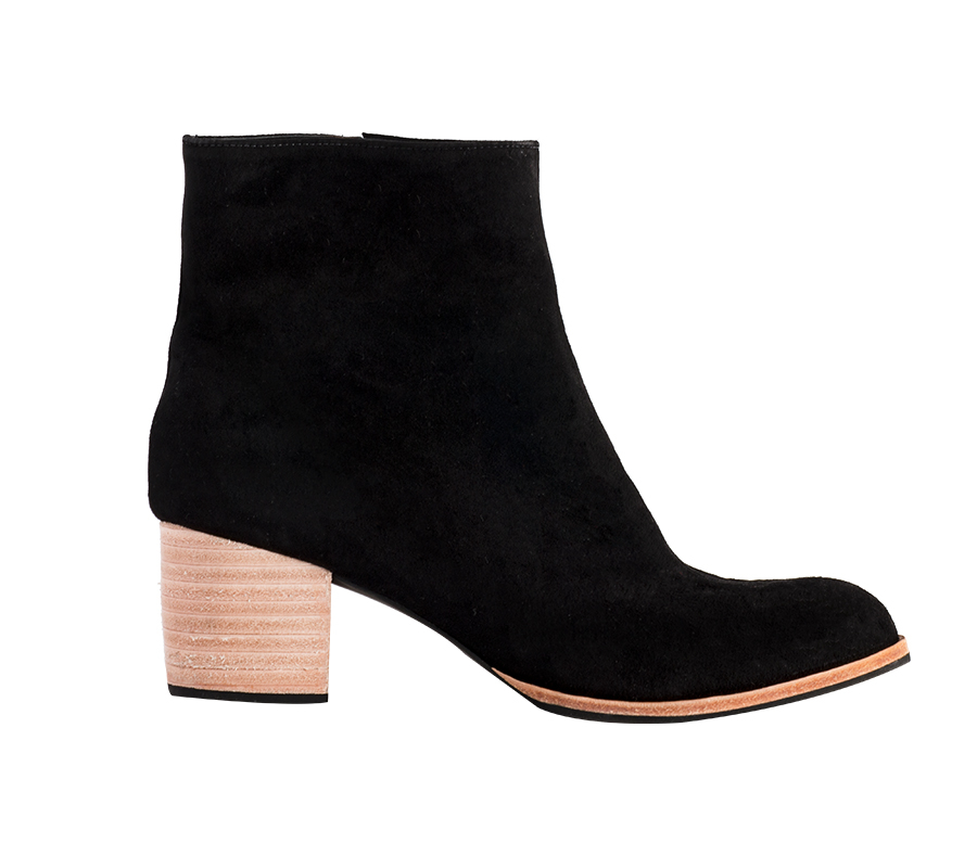 Shuzzos - Botas - BOOTIE GAMUZA BLACK